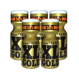 XL Liquid Gold Aroma 15ml 5 Pack bestselling poppers - POPPERSUPERSHOP